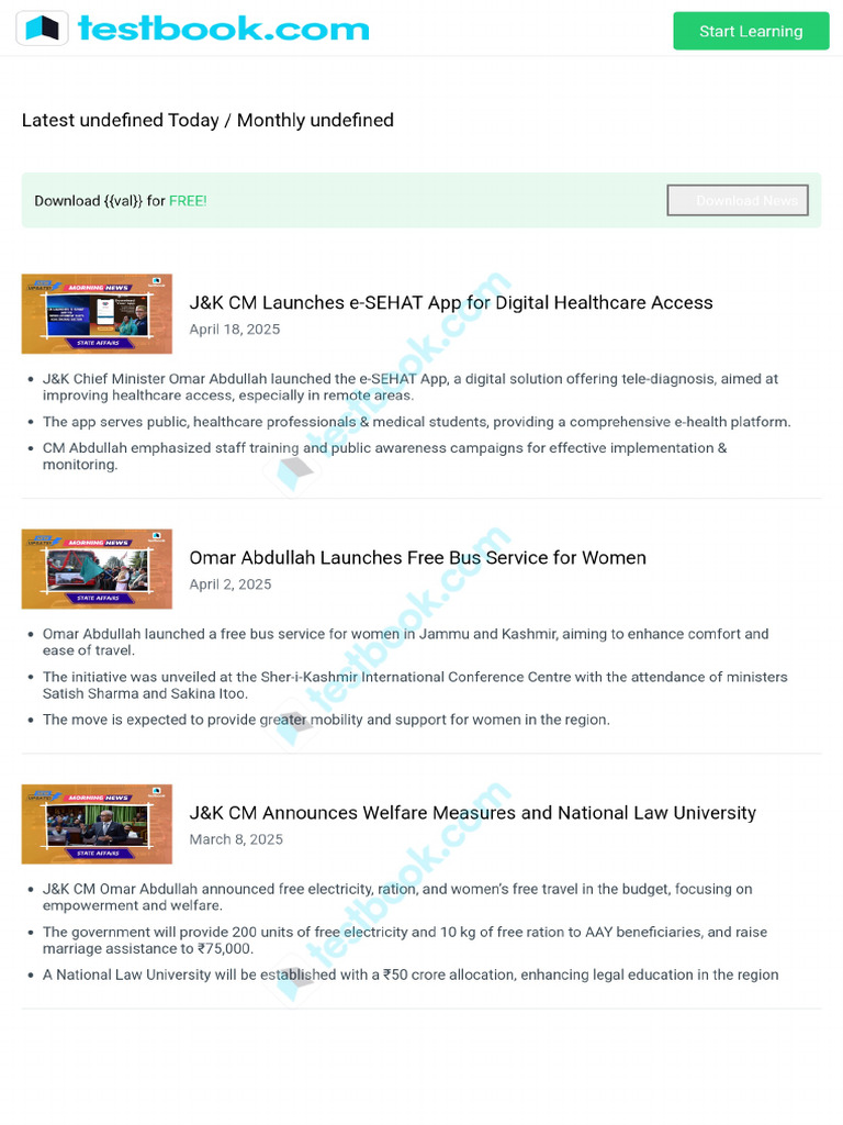 Testbook.com - India's No.1 Govt Exam Preparation Site _ Online Course ...