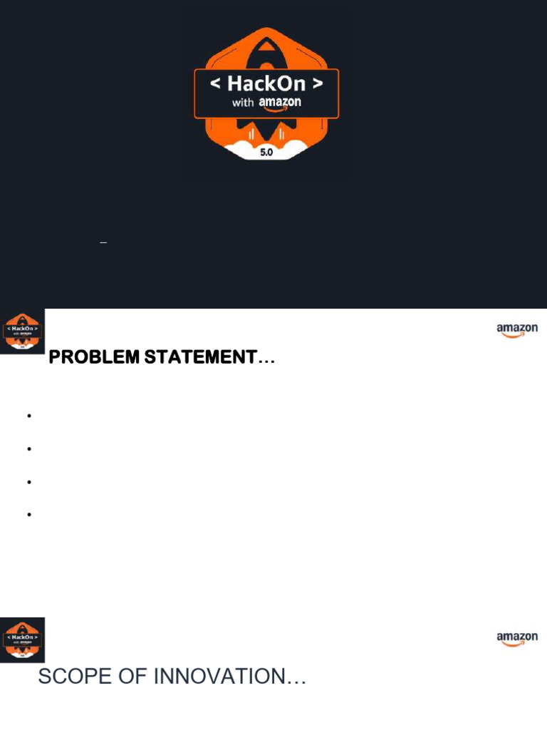 HackOn - Season 5 Submission Template | PDF | Artificial Intelligence | Intelligence (AI ...
