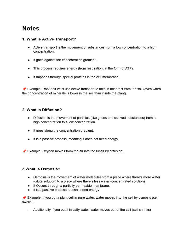 Respiration & Active Transport | PDF | Cellular Respiration | Biology