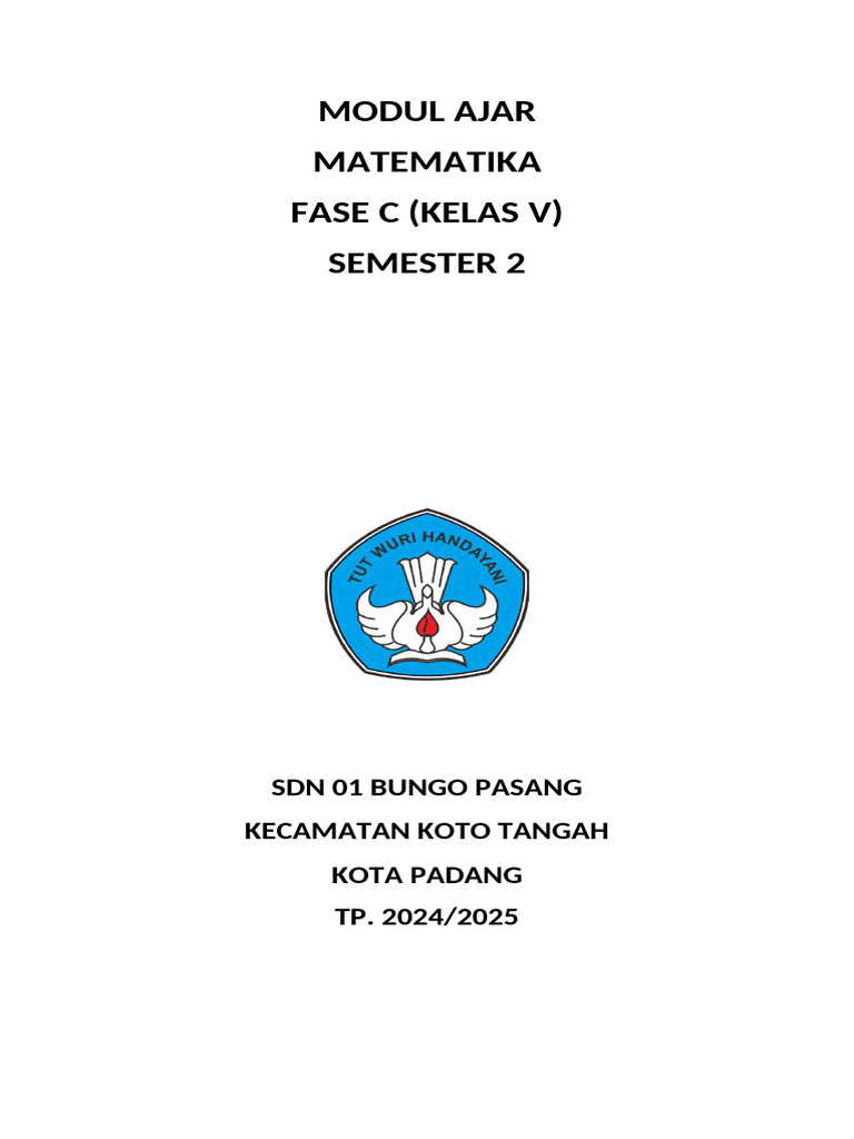 Modul Ajar Penyajian Data1 | PDF
