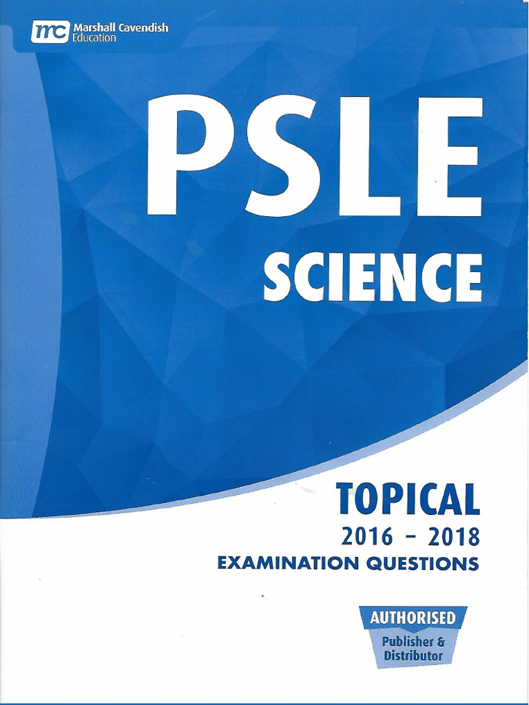 Psle Science 2016-2018 2 | PDF