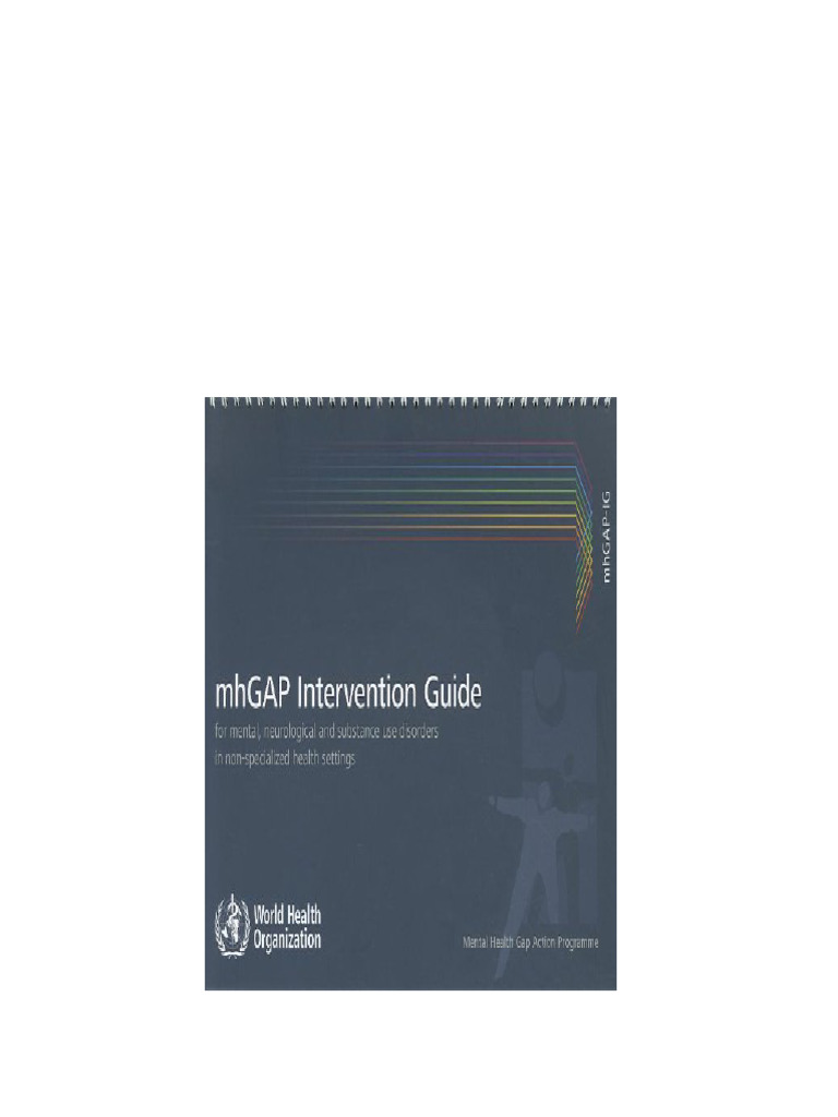 Intervention Guide for Mental Neurological and Substance use Disorders ...