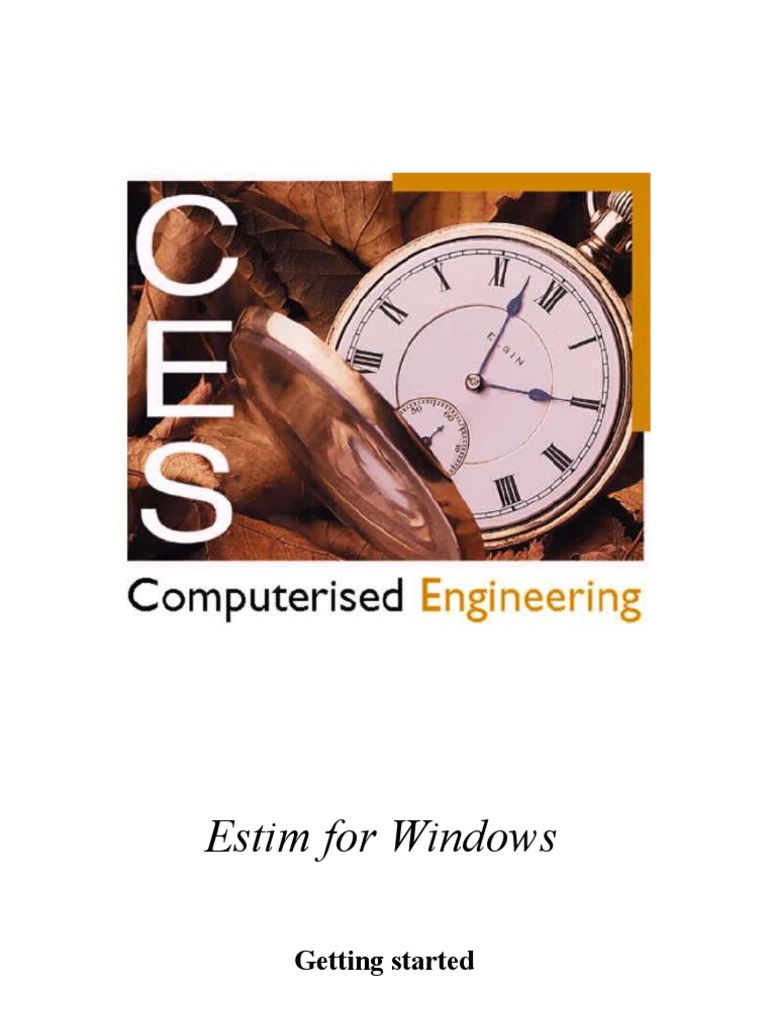 Estim For Windows Getting Started | PDF | Icon (Computing) | Installation (Computer Programs)