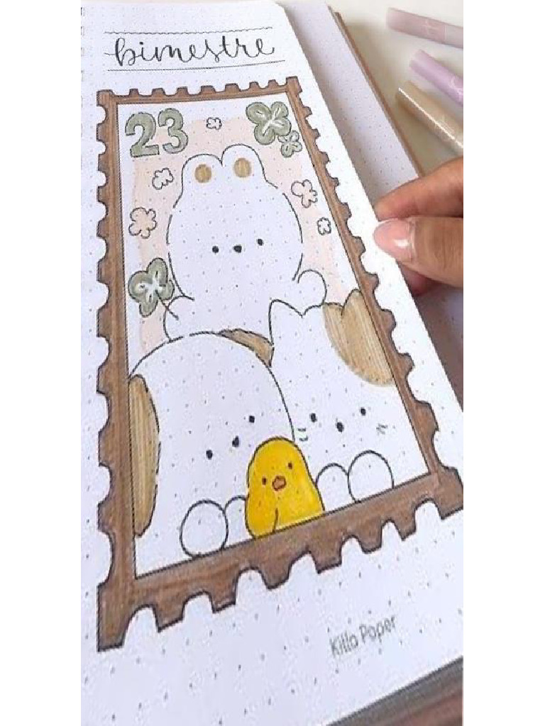 Separador Bonito Lettering Plumones Portadas Apuntes Backtoschool