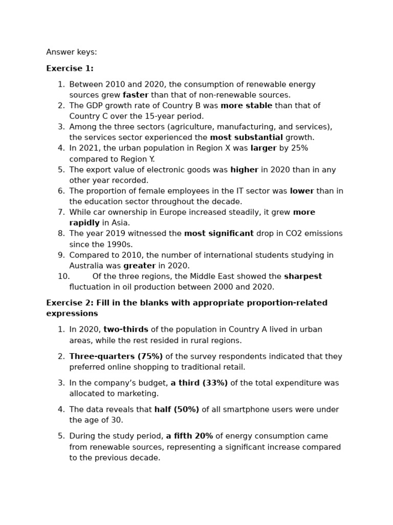 AK - Exercise - Compare Contrast | PDF | Renewable Energy | Electricity ...