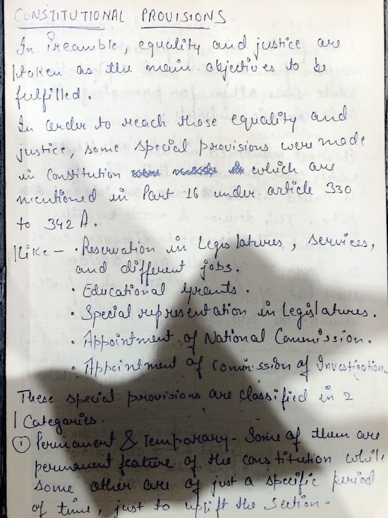 Constitutional Provisions Overview | PDF