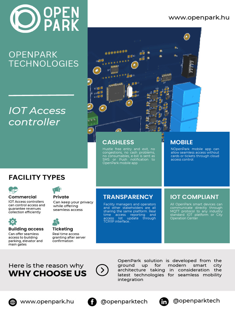 OpenPark IoT Access Panels | PDF | Internet Of Things | Access Control