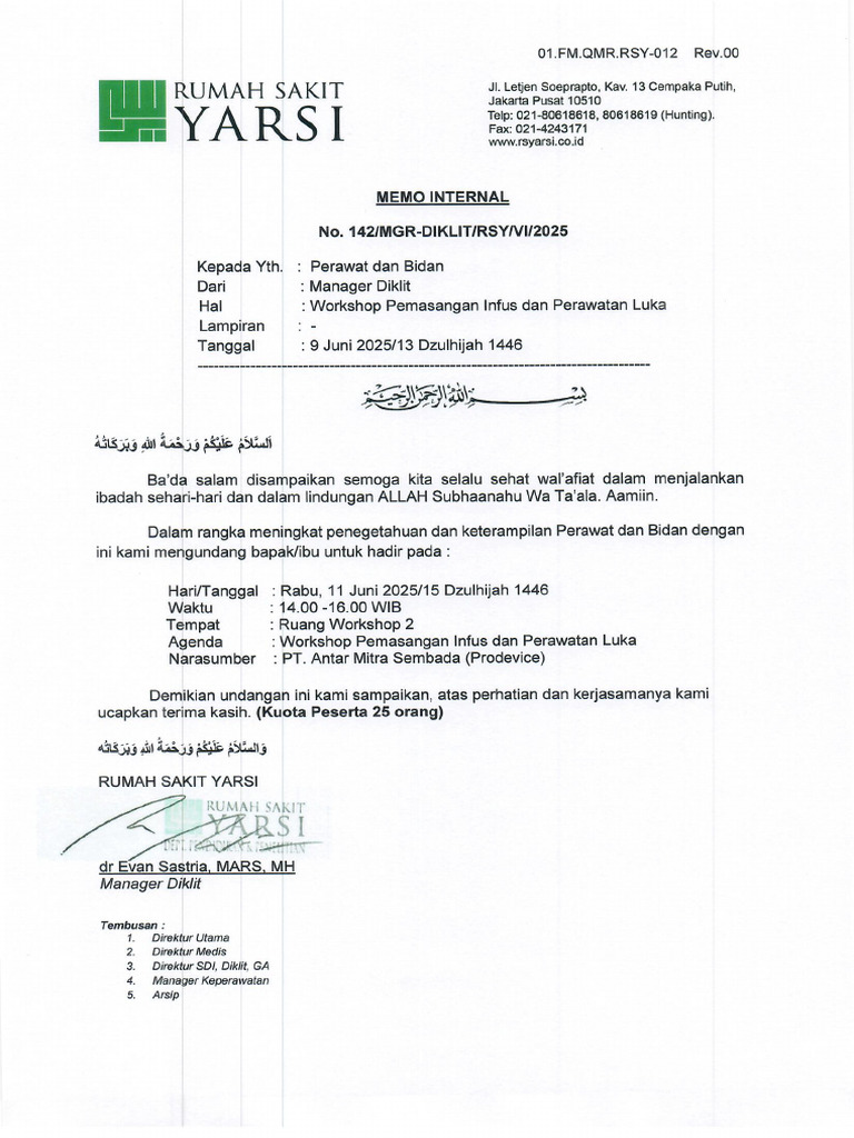 142-Workshop Pemasangan Infus Dan Perawatan Luka | PDF