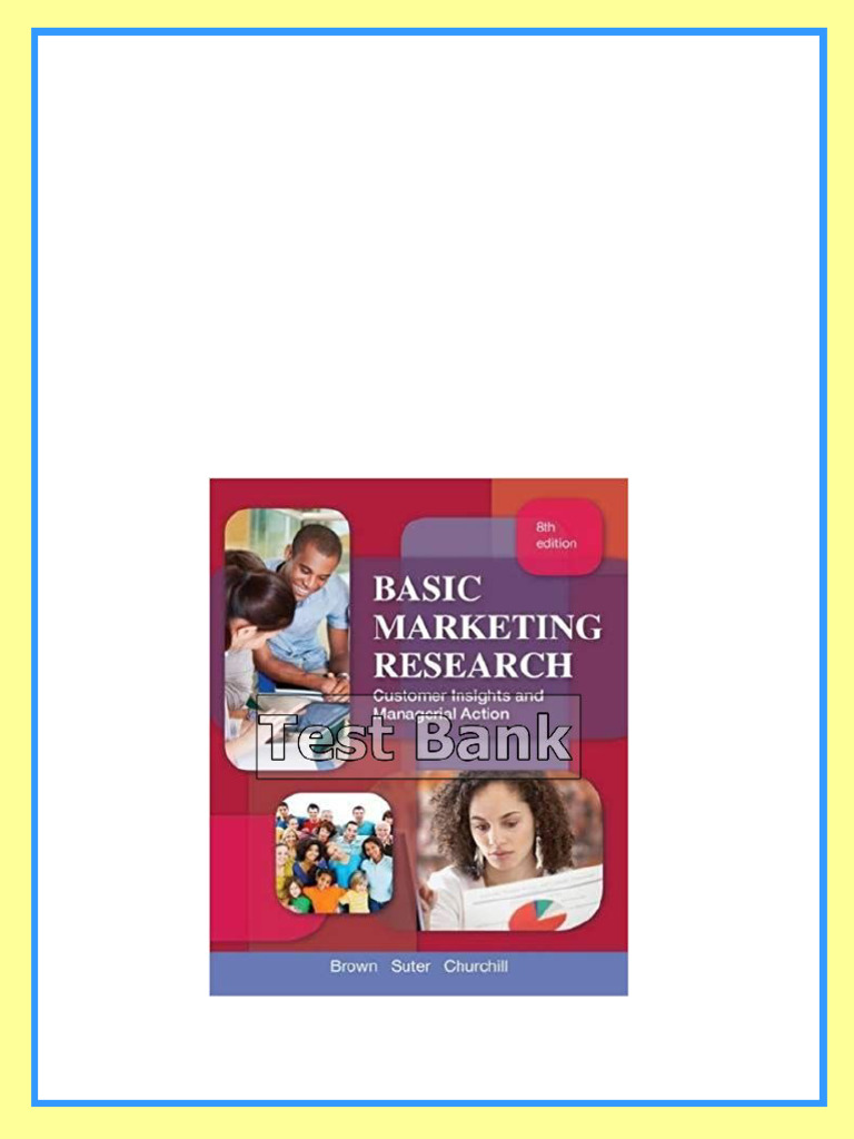 Basic Marketing Research 8th Edition Brown Test Bank Pdf Download Pdf 