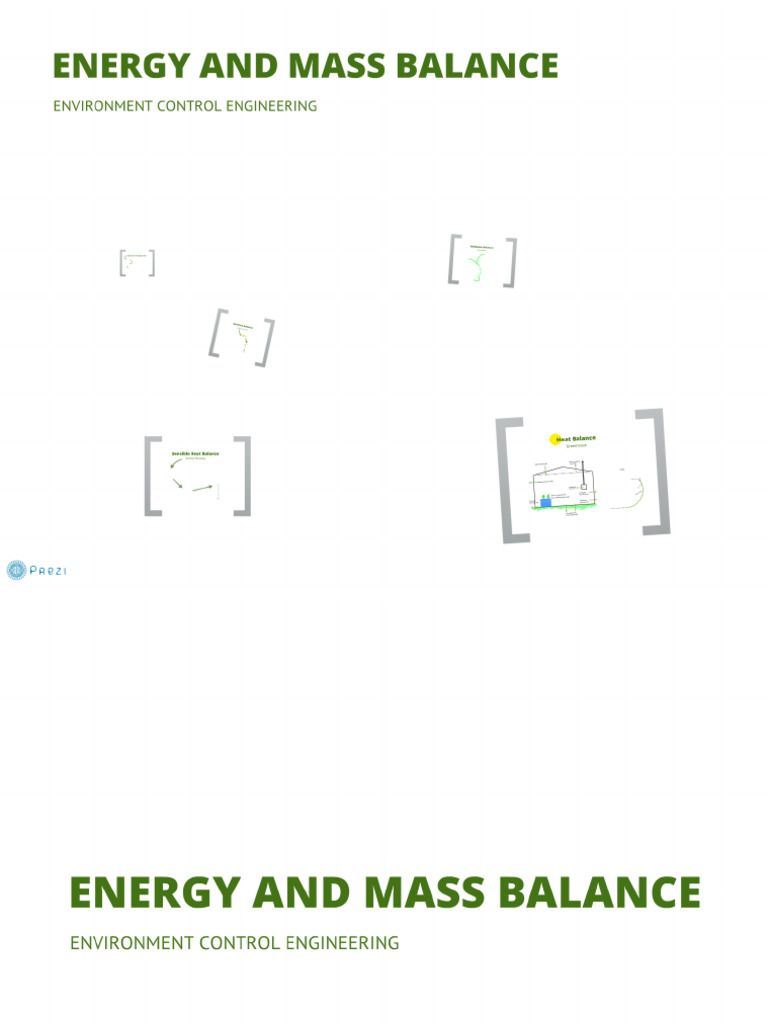 Energy and Mass Balance | PDF