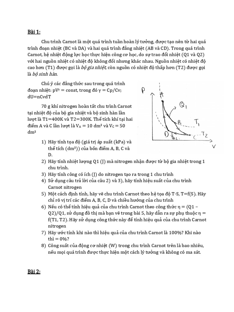 Hóa Lý Chu Trình Bu I 5 | PDF