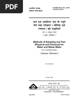 Reagent Grade Water - Specification: Indian Standard | PDF | Physical ...