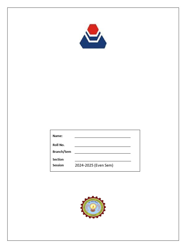 PPS Lab BCS - 151 - Cover Page-1 | PDF | Matrix (Mathematics) | Mathematics