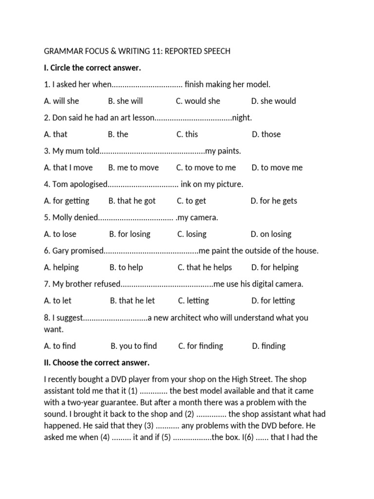 Grammar Focus Writing 11 | PDF | Chess Theory | Chess