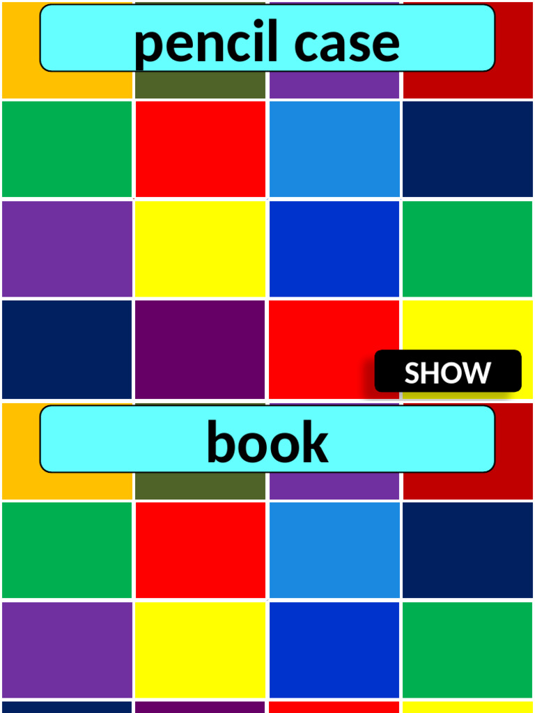 Class Objects Vocab | PDF