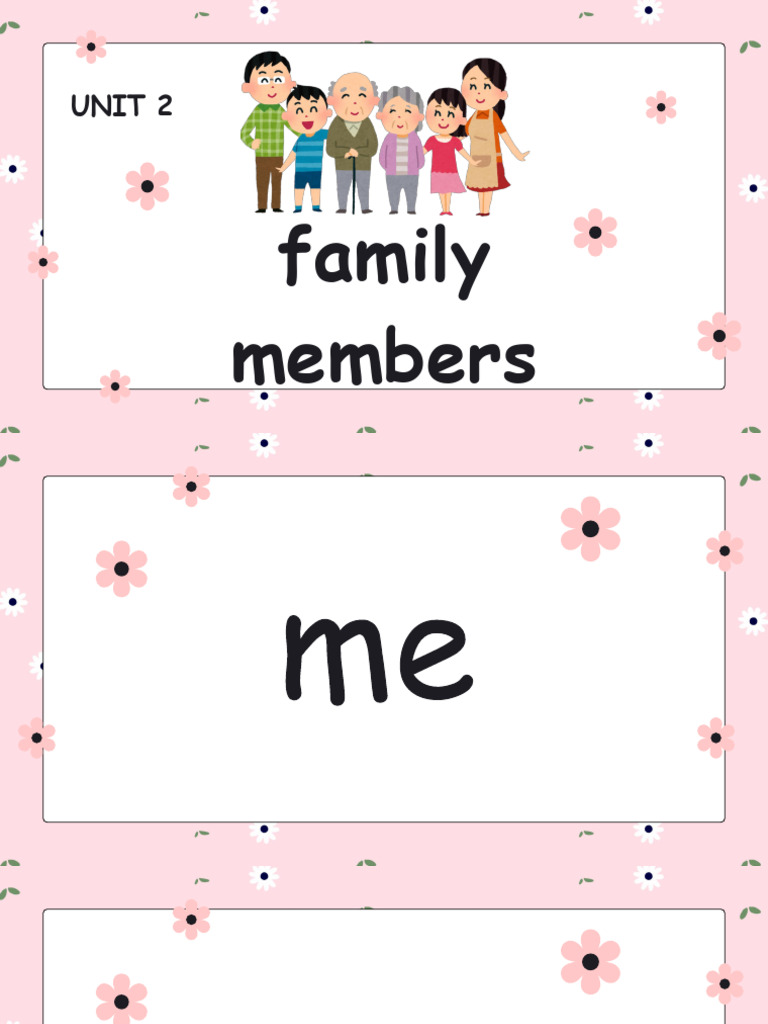 Unit 2 Family | PDF