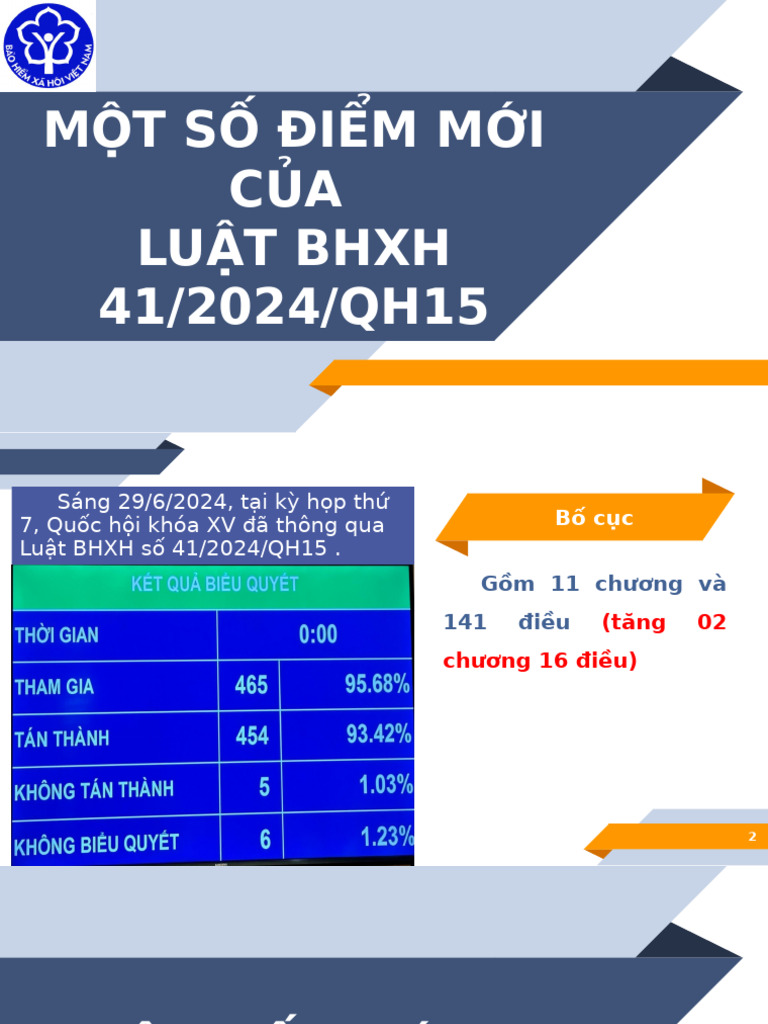 Luât BHXH 2024 (P.CĐ) | PDF