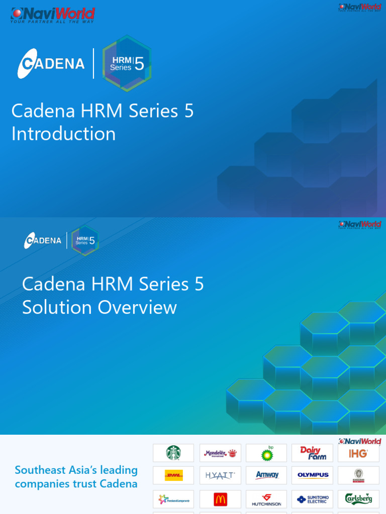 Cadena HRM Series 5: Comprehensive HR Solution | PDF | Payroll ...