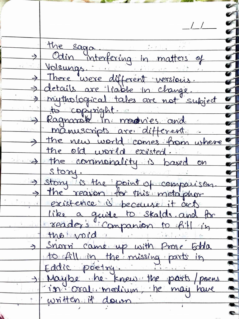 Norse Mythology Notes 2 | PDF