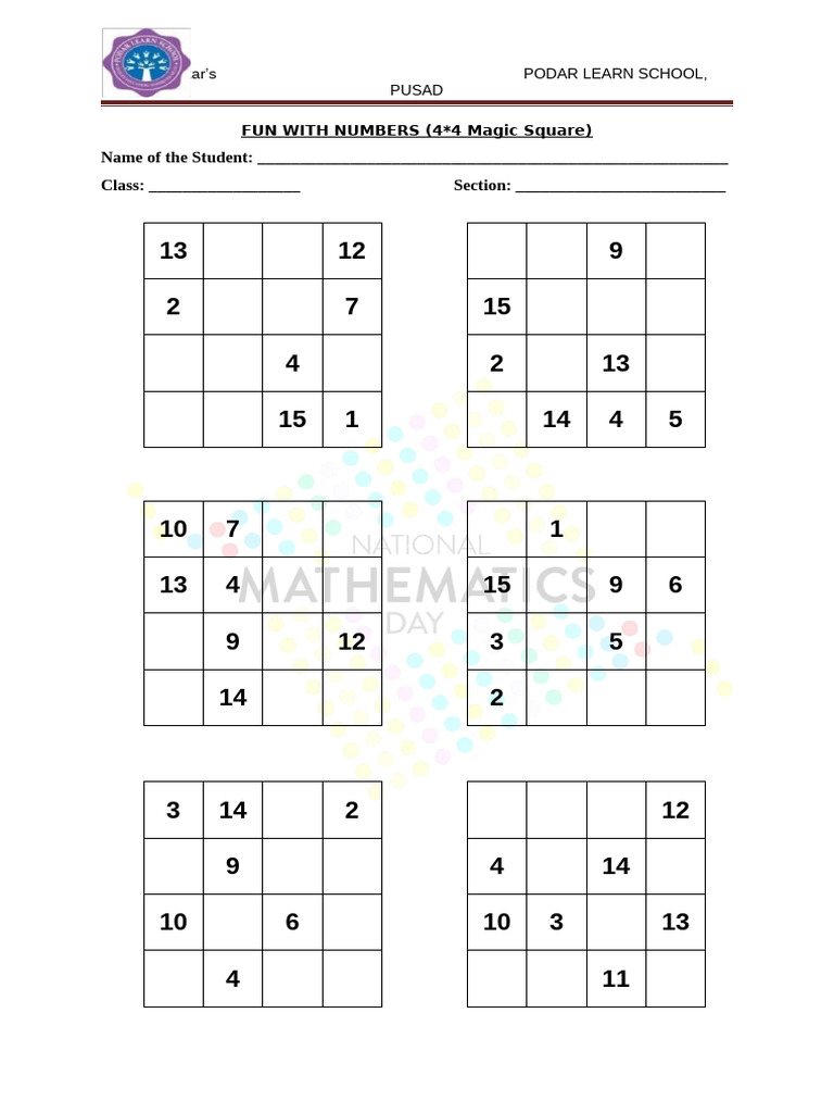 Magic Square | PDF