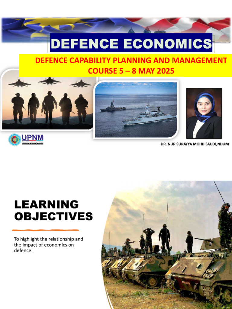 Slides Defence Economics Short Course | PDF