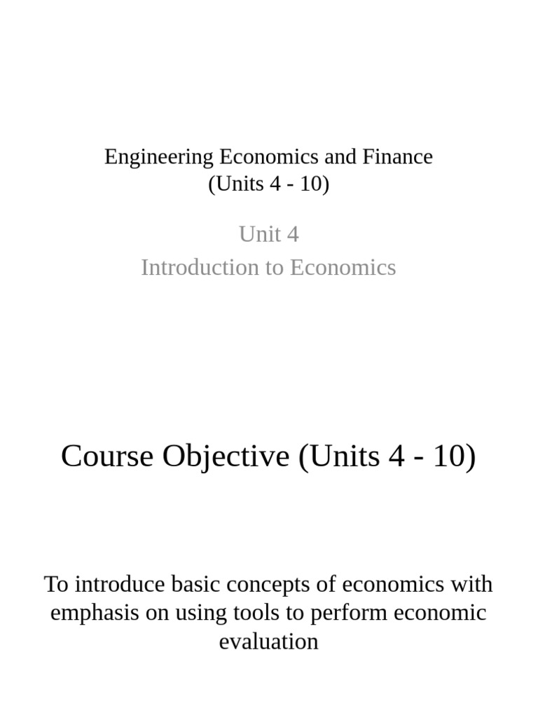 Unit 4 Slides | PDF | Economics | Macroeconomics