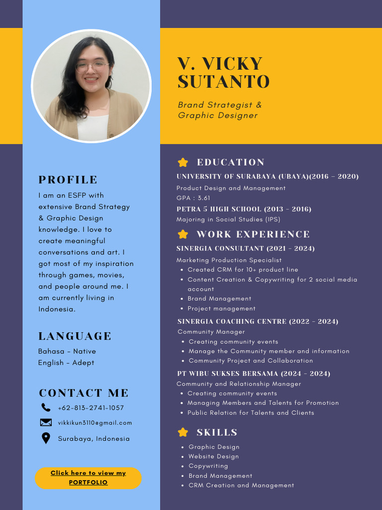 CV - Vicky Tan | PDF
