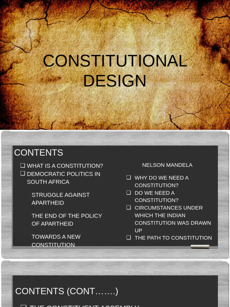 Constitutional Design | PDF | Apartheid | African National Congress