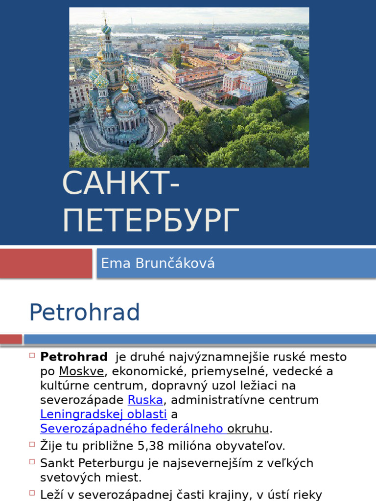 Petrohrad | PDF
