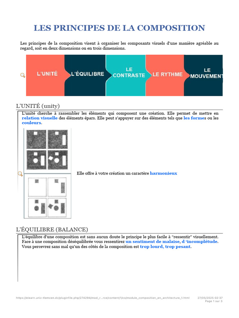 Principes de la composition architecturale | PDF