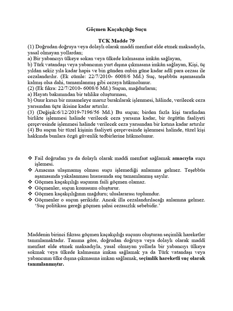 Ceza Özel Vize+Final | PDF