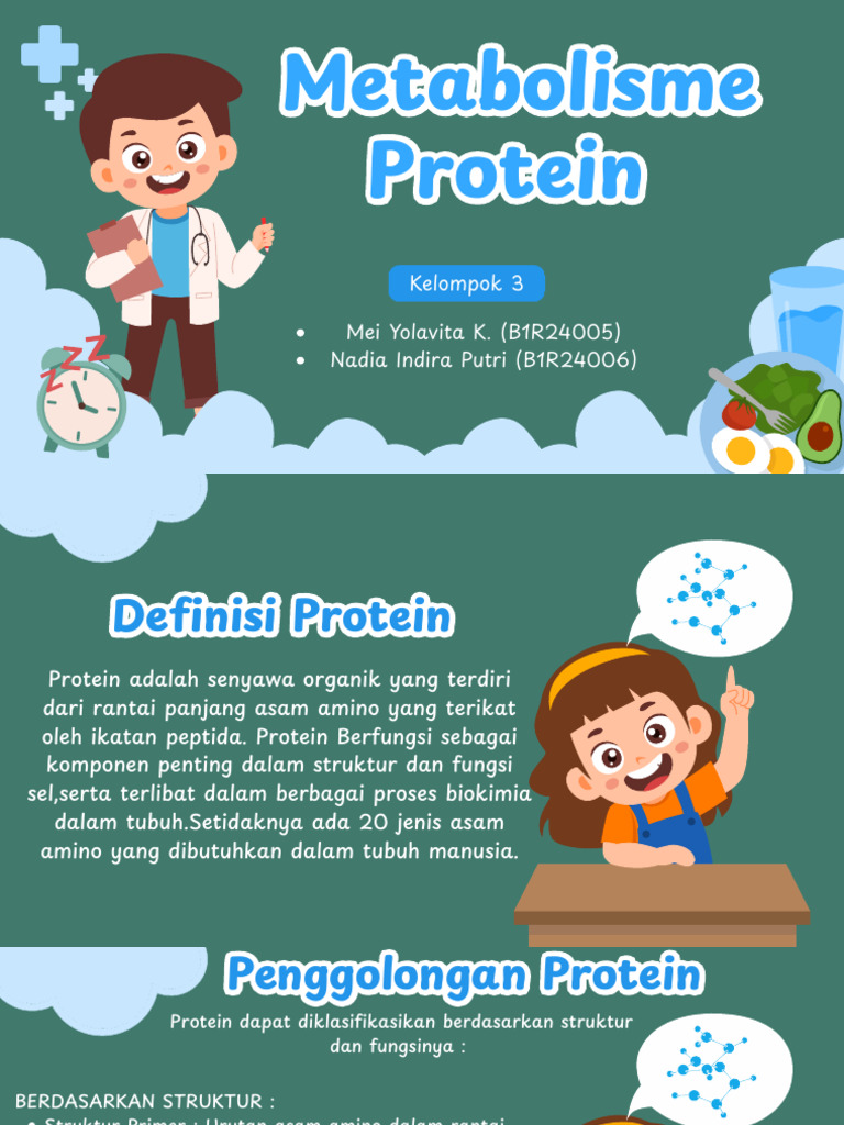 Metabolisme dan Identifikasi Protein | PDF