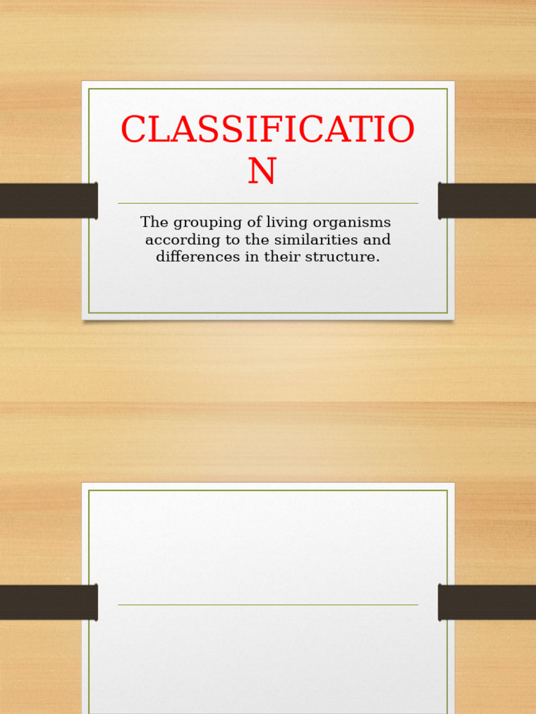 Topic 2. Classification I | PDF | Taxonomy (Biology) | Taxon