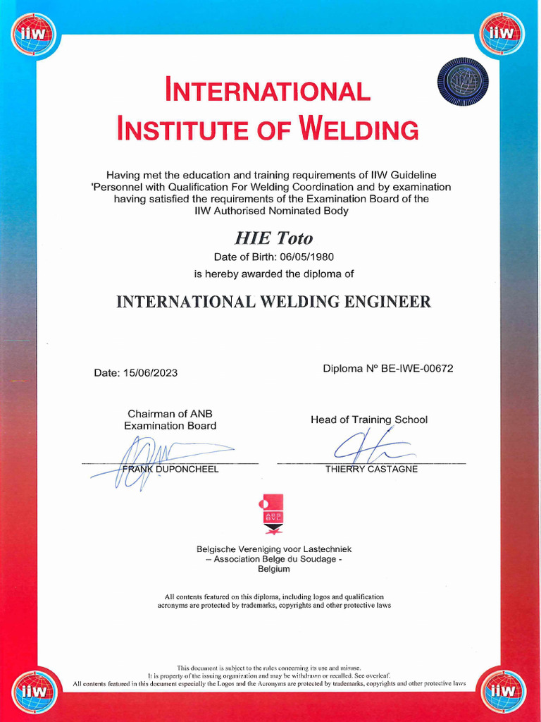 Diplome IWE | PDF