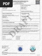 GRS 205 V2.1 Template For Transaction Certificate GRS | PDF | Invoice ...