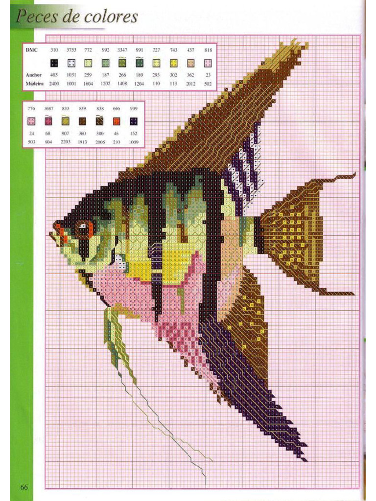 Angelfish 2 Cross Stitch Pattern | PDF
