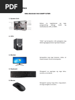 Ang Mga Bahagi NG Computer | PDF