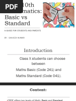 Maths Standard & Basic 2025-26 | PDF
