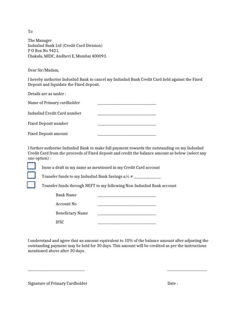 Lien Removal Format | PDF