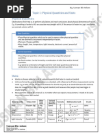IGCSE Physics Equations and Units 2025 | PDF