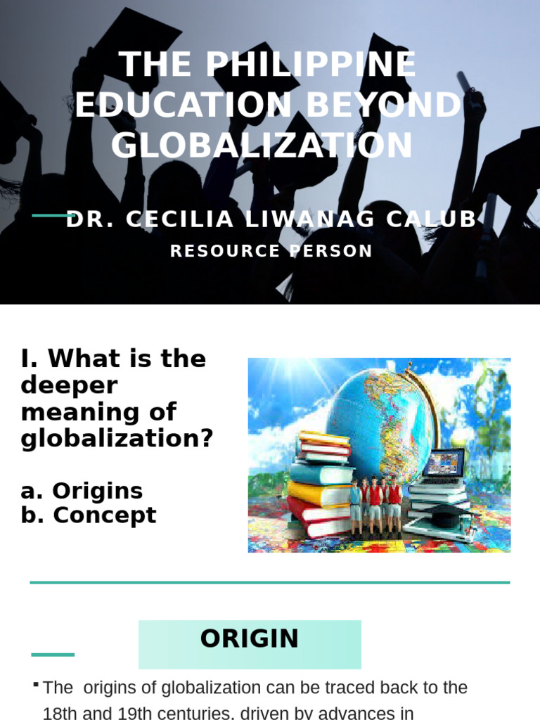 The Philippine Education Beyond Globalization (I) | PDF | Globalization | Curriculum