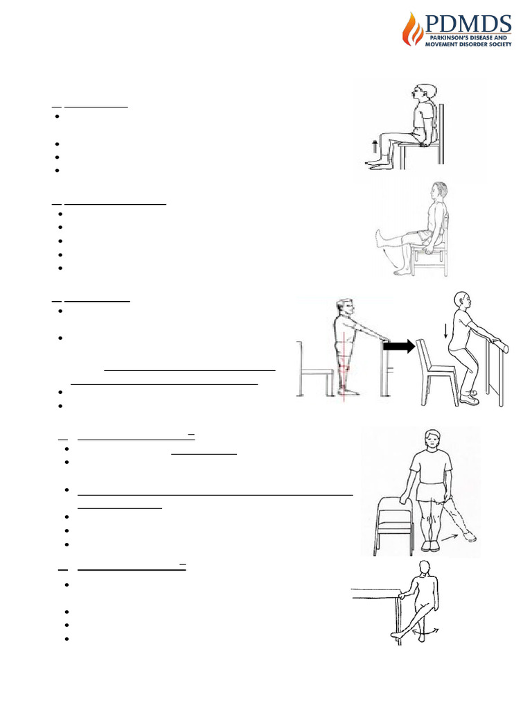 Senior Leg Strengthening Exercises | PDF