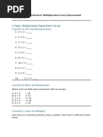 Multiplication Word Problems Grade2 | PDF