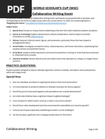 WSC 2025 Debate Topics Overview | PDF