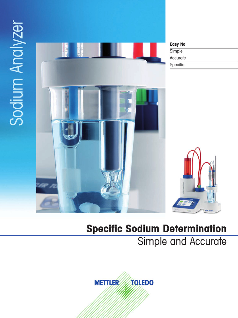 Sodium Analyzer Easy Na - Analyzer - Catalog | PDF | Sodium | Titration