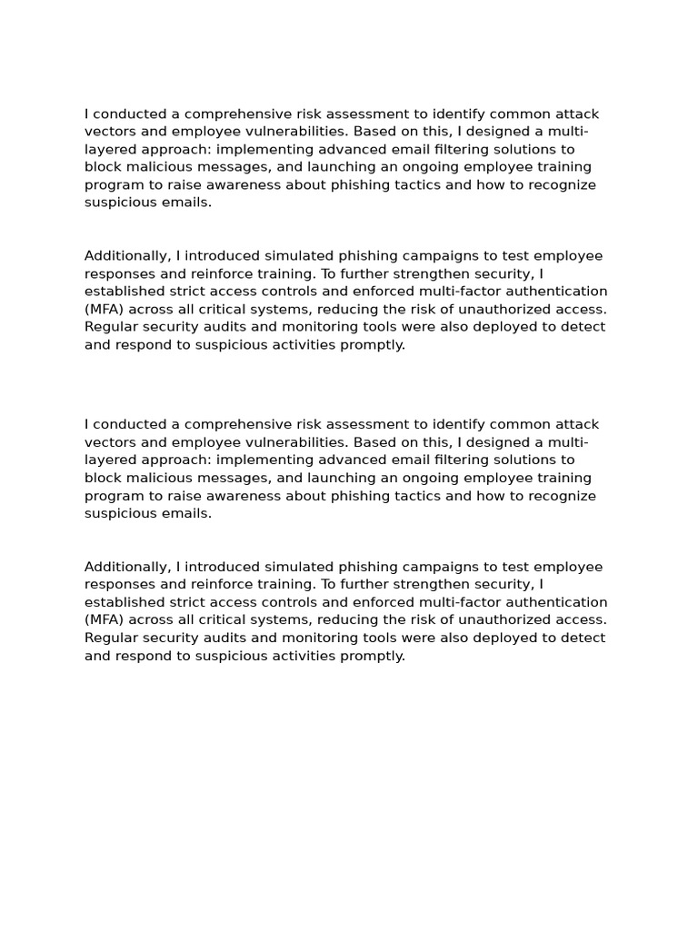 Comprehensive Risk | PDF