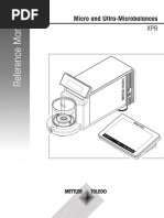 Mettler Toledo Microbalances Instruction Manual - XPR2 - XPR2U - XPR6U ...