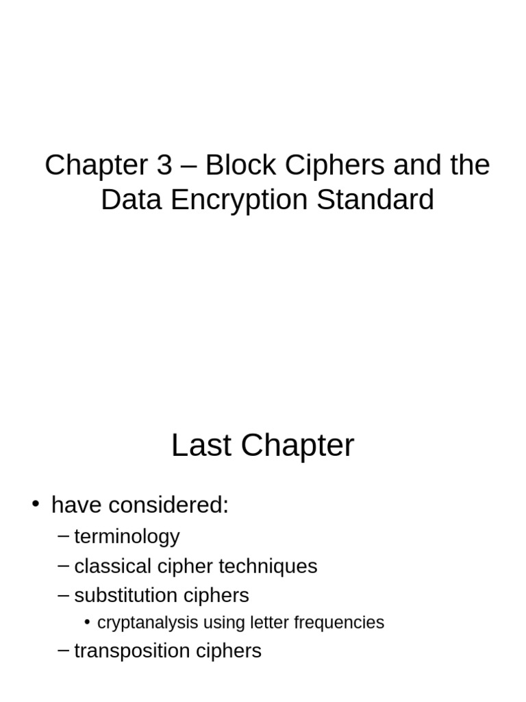 Understanding Block Ciphers: DES Explained | PDF | Cipher | Cryptography