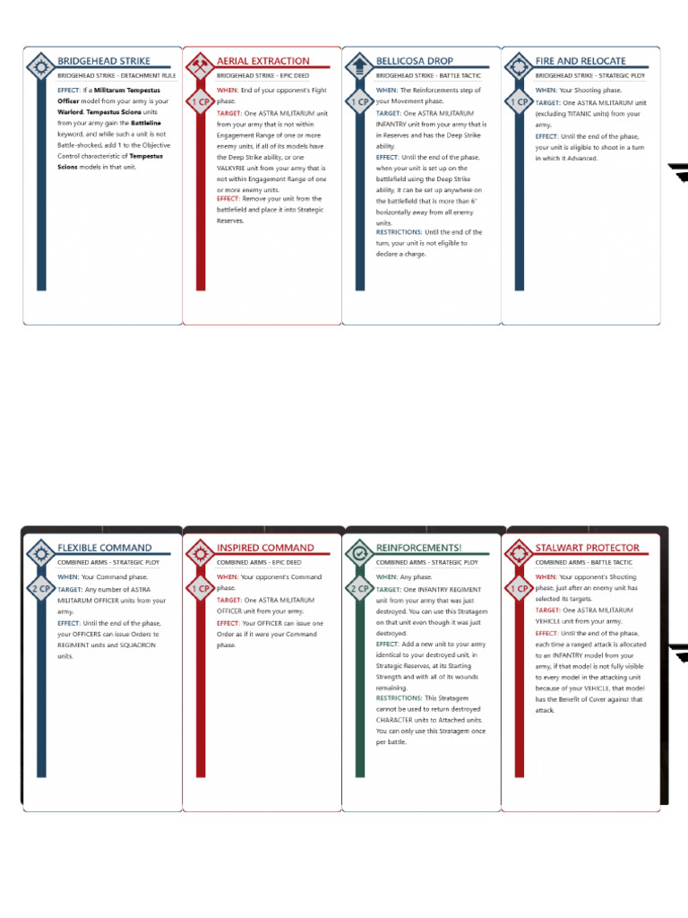 Stratagems | PDF