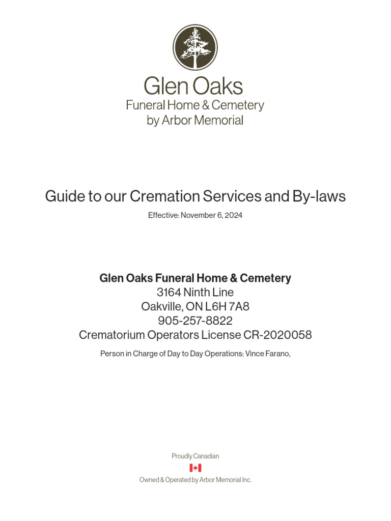 7610 Crematorium Price List | PDF | Cremation | Funeral